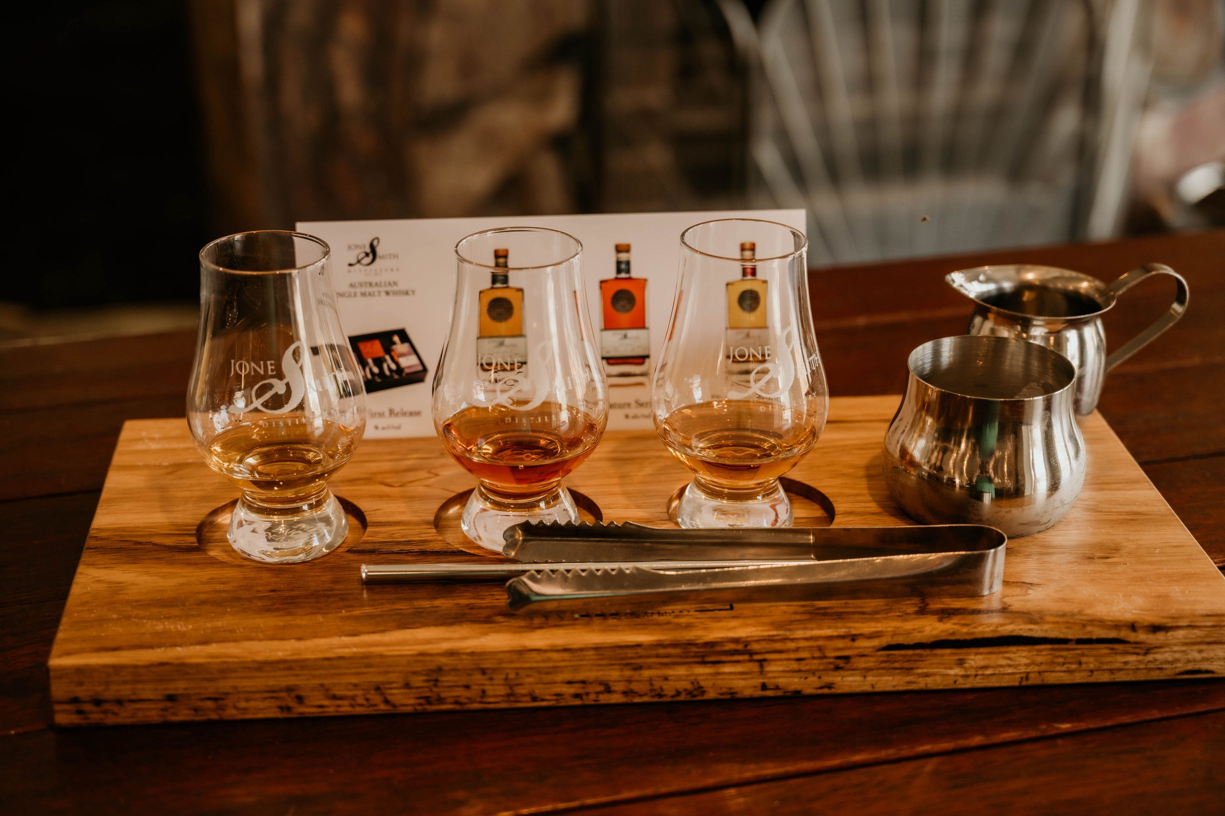 Tasting Sessions – Jones & Smith Distillery